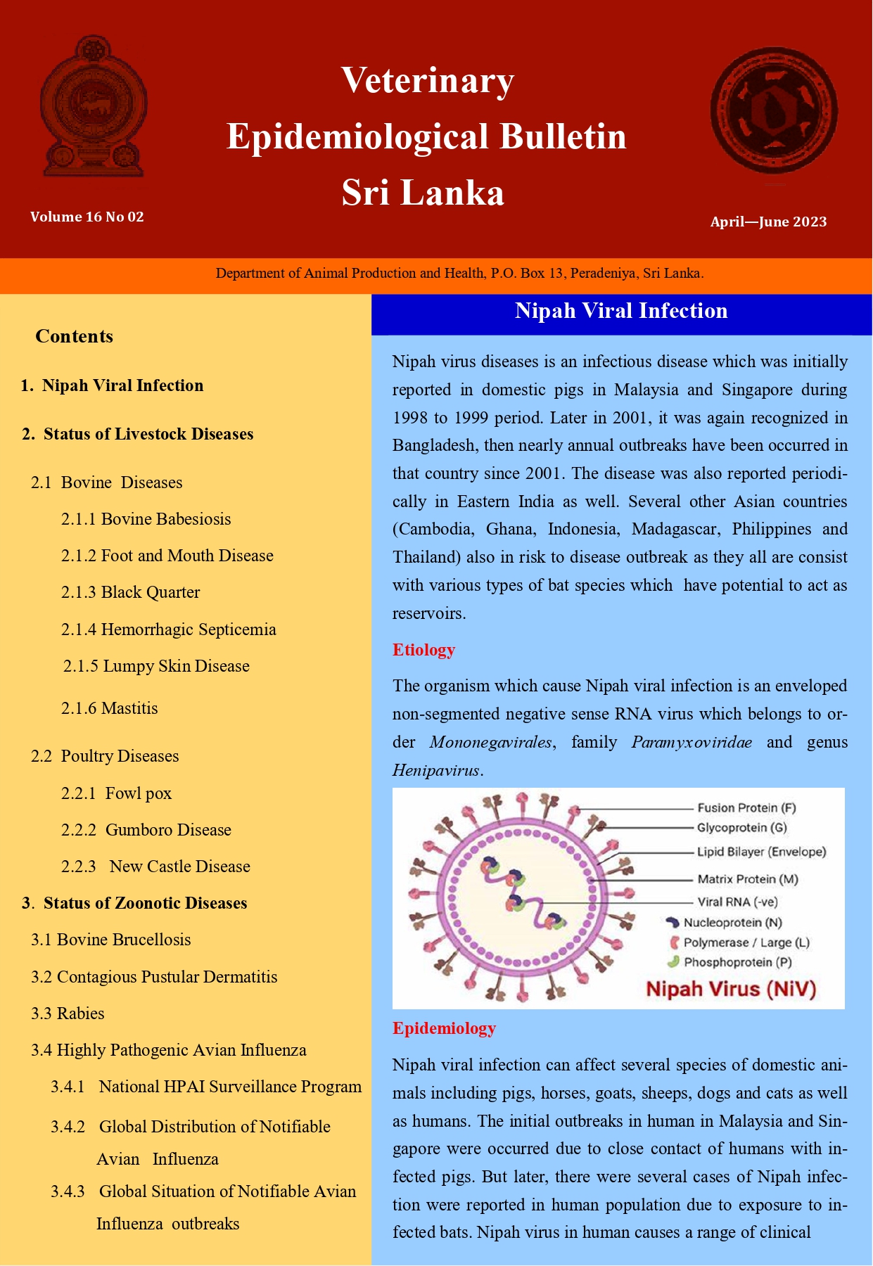 DAPH Publications - Department of Animal Production and Health